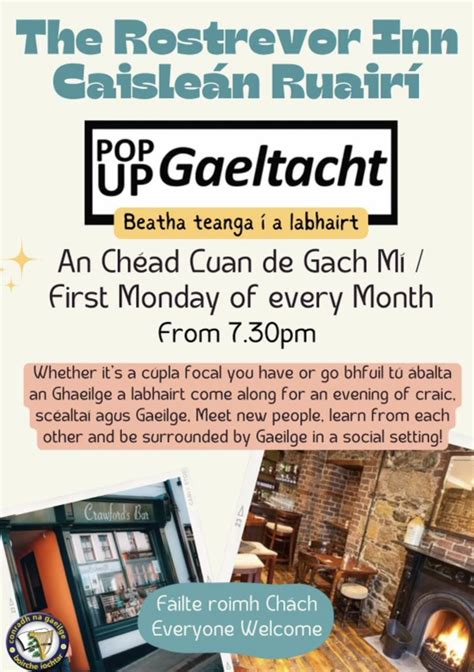 Newry Ie Pop Up Gaeltacht Workshops