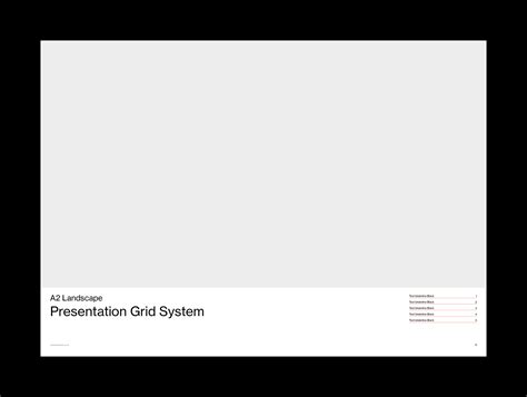 A2 Presentation Grid System For Indesign Behance