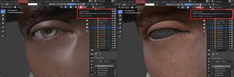 rendering how to fix an incorrectly working eyes texture blender