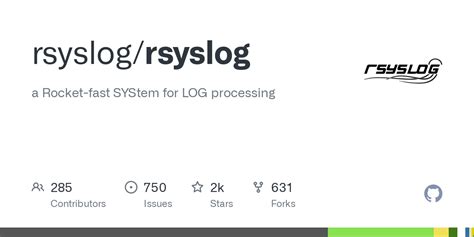 Github Rsyslog Rsyslog A Rocket Fast System For Log Processing