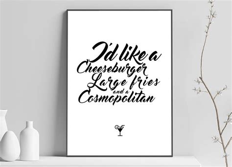Sex And The City Quote Print Poster Wall Art Typography Etsy UK