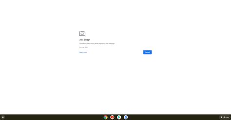 Error Message Aw Snap Keeps Popping Up Chromebook Community