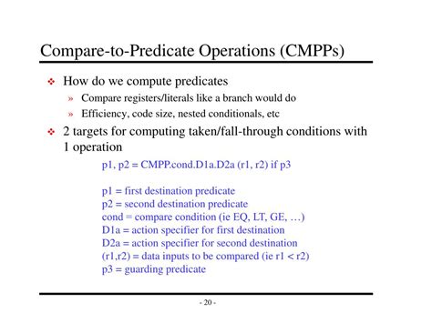 Ppt Eecs 583 Class 3 Region Formation Predicated Execution