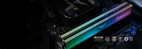 XTREEM ARGB DDR5 DESKTOP MEMORY BLACK 48GB 2x24GB 8200MHz CL38 TEAMGROUP