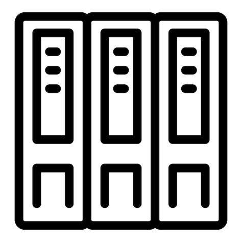premium vector office folder system storing organizing files