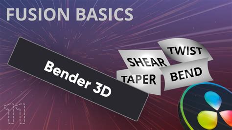 fusion basics tutorial 11 bender 3d node youtube