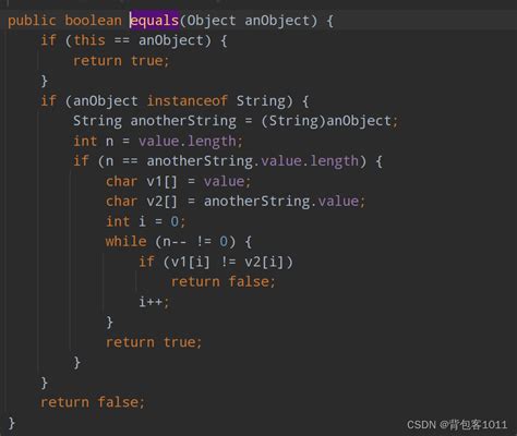 Equals与 、compareto比较的差异equeals Csdn博客