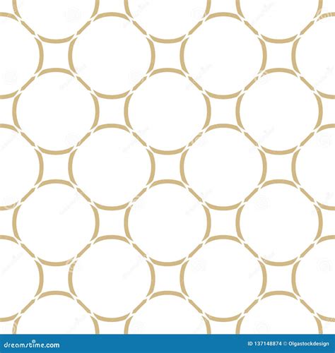 Golden Abstract Seamless Pattern Subtle Gold And White Texture With Lattice Stock Vector