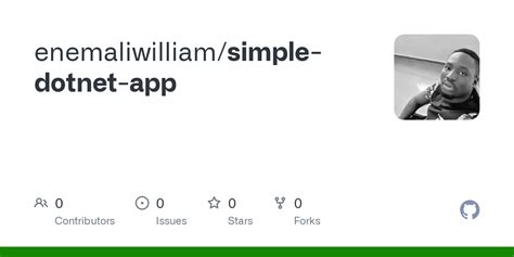 Github Enemaliwilliamsimple Dotnet App