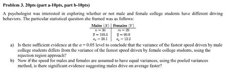 Solved Problem 3 20pts Part A 1Opts Part B 10pts A Chegg Com