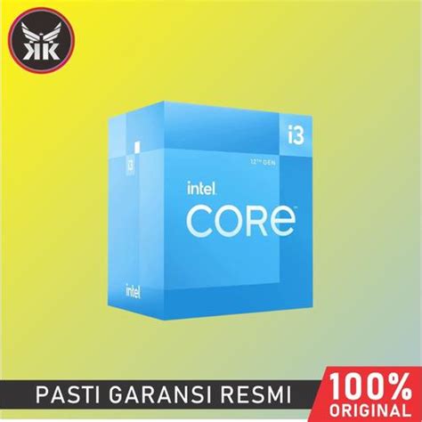 Jual Processor Intel Core I3 12100 4 3ghz 4c 8t Lga 1700 Kota Malang Kios Komputer Tokopedia