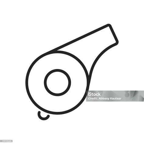 얇은 선 아이콘을 휘파람으로 불어보세요 편집 가능한 획과 투명한 배경에 완벽한 픽셀 가냘픈에 대한 스톡 벡터 아트 및 기타 이미지 가냘픈 검은색 경고 기호 Istock