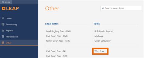 Workflow App Leap Community