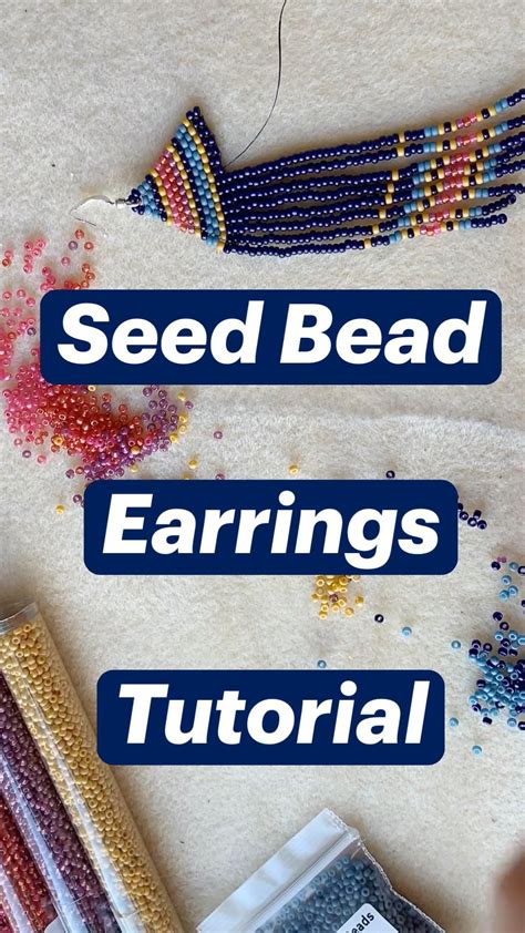 Seed Bead Earrings Tutorial Artofit