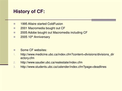 Ppt Managing Data Using Coldfusion Powerpoint Presentation Free