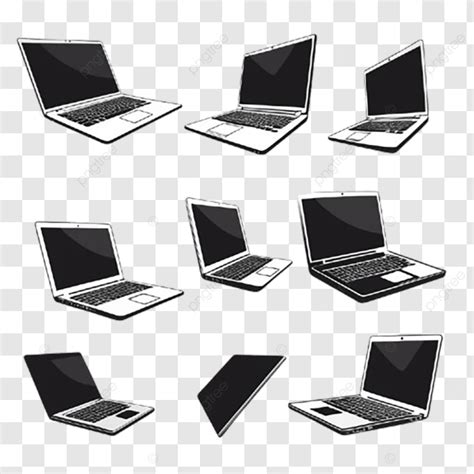Laptop With Pointer Or Cursor Icon Notebook Vector Pointer Direction PNG Transparent Image