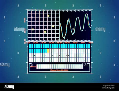 Neon Interface Background With Service Software Display Abstract Technology Frame In 80s Retro
