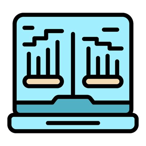 Premium Vector Analyst Data Icon Outline Vector Research Chart Market Report Color Flat