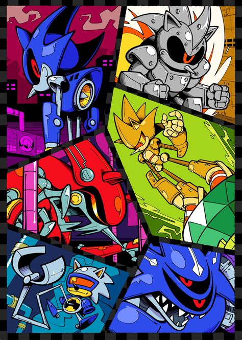 Metal Sonic Metal Overlord Mecha Sonic Mkii Mecha Sonic Mki Mecha Sonic Mki And More