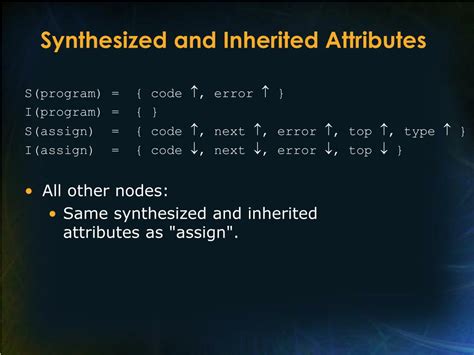Ppt An Attribute Grammar For Tiny Powerpoint Presentation Free