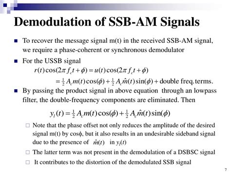 Ppt Single Sideband Am Powerpoint Presentation Free Download Id4221370