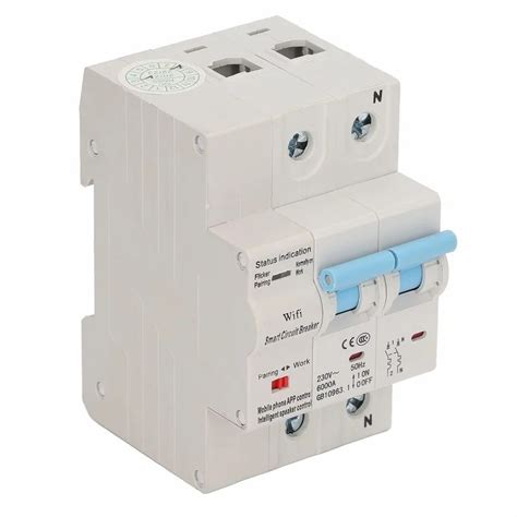 2 Pole 2 4 Ghz Okos Wifi Smart Circuit Breaker Switch 2p 63a 230v Model Name Number Okbreaker