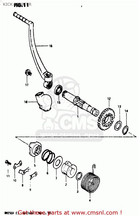 2630014200 Lever Assemblykick Starter Suzuki Buy The 26300 14200 At