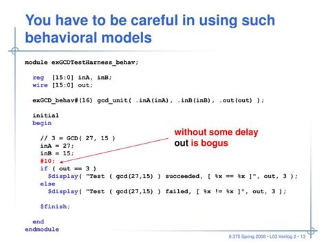 Ppt Verilog 2 Design Examples Powerpoint Presentation Free