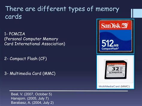 Memory Card Ppt