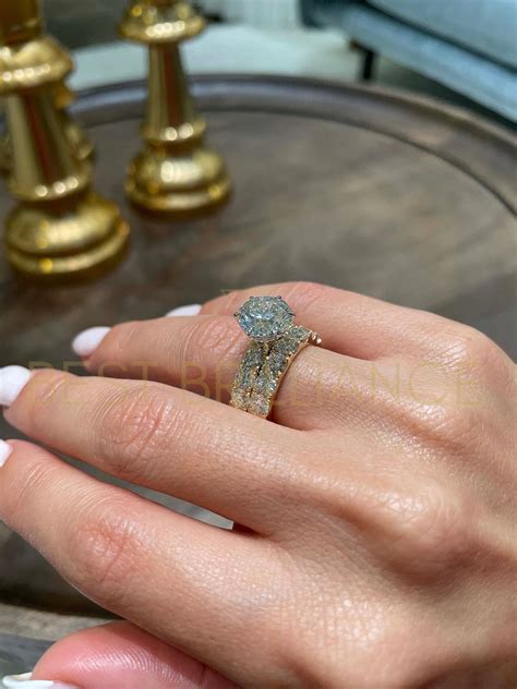 Yellow Gold Engagement Ring Sets