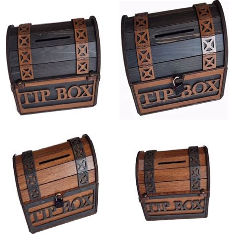 Bibizde Tip Box Ahşap Kumbara Sandık Tipi Tipbox Kilitli Fiyatı