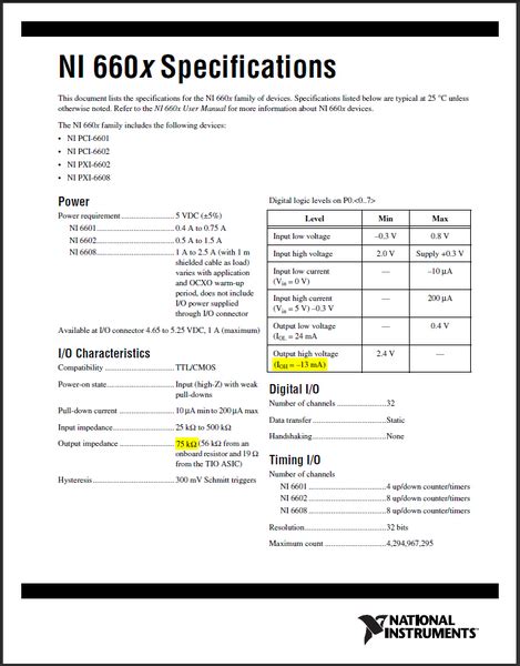 Solved Pxi 6602 Pwm Generation Specs Ni Community