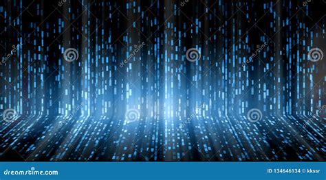 Abstract Futuristic Digital Binary Data Science Technology Concept