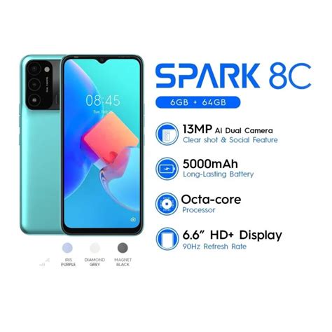 Tecno Spark 8C 4GB 64GB Lazada PH