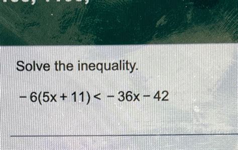 Solved Solve The Inequality X
