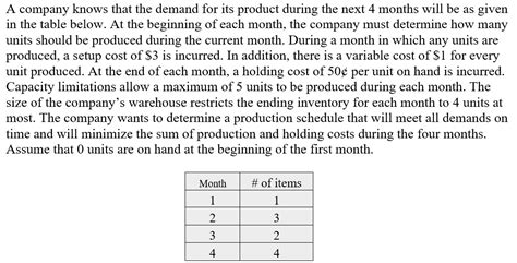 Solved Formulate This As An Integer Problem Showing The