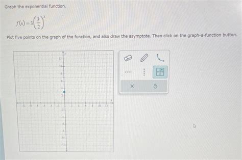 Solved Graph The Exponential Function Fx323x Plot Five