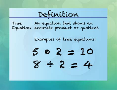 Elementary Definition Multiplication And Division Concepts True