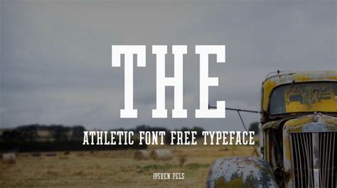 THE ATHLETIC FONT FREE Download Free For Desktop Webfont