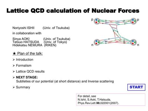 PPT Lattice QCD Calculation Of Nuclear Forces PowerPoint Presentation ID 4532678