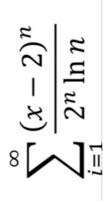 Solved Calculus Ii Determine The Convergence Interval For