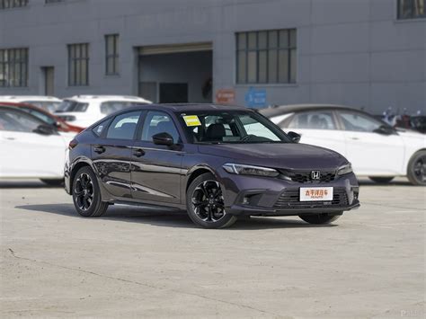 思域外观实拍高清大图思域 2023款 Hatchback 240turbo Cvt极锐版玛瑙紫第3张图片大全太平洋汽车