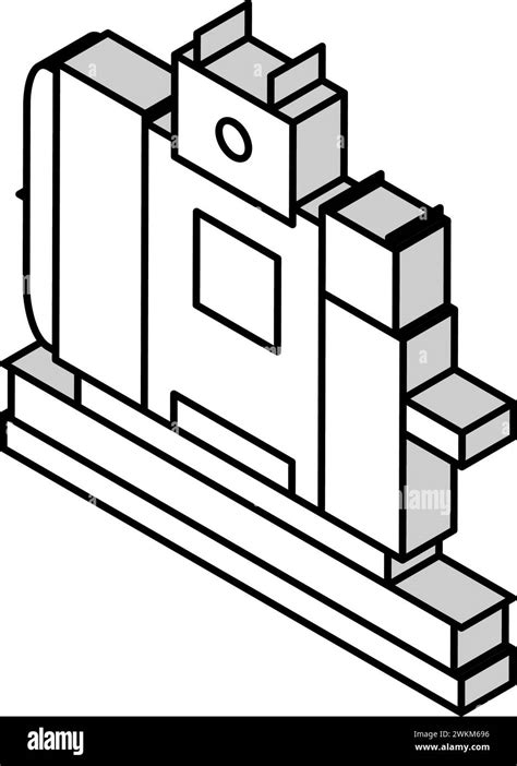 Dc Generator Electrical Engineer Isometric Icon Vector Illustration Stock Vector Image And Art Alamy