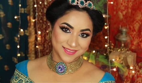 Easy Princess Jasmine Makeup And Hair Tutorial For Halloween Upstyle