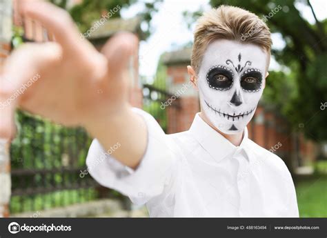Dia De Los Muertos Makeup Male