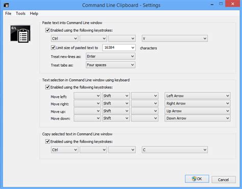 Keyboard Shortcut To Paste Clipboard Content Into Command Prompt Window