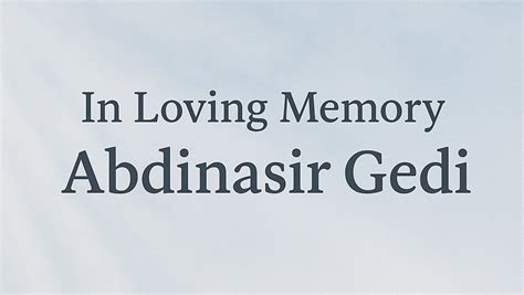 Fundraiser For Maow Dagane By Abdullahi Dubed Honoring Abdinasir Gedi