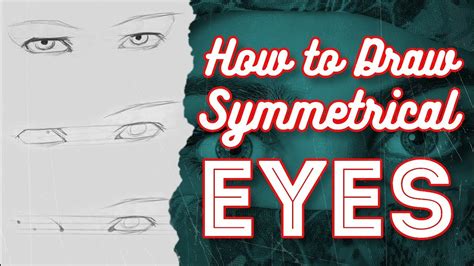 How To Draw Symmetrical Eyes YouTube