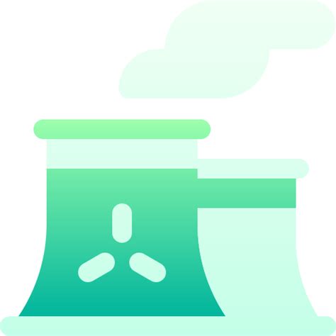 Nuclear Plant Basic Gradient Gradient Icon
