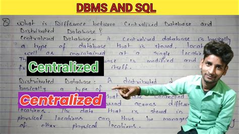 04 Difference Between Centralized And Distributed Database